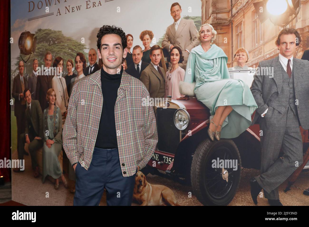 April 26, 2022: JONATHAN LAGUDI attends the Sydney Premiere of Downton Abbey A New Era at Event ...
