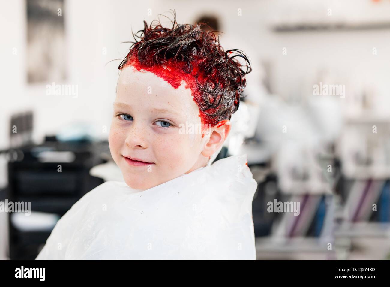 Boys With Red Dyed Hair