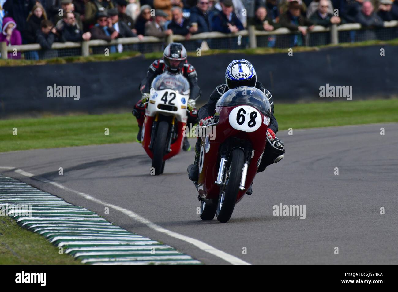 Michael Russell, Norton Manx Atlas, Hailwood Trophy for two stroke ...