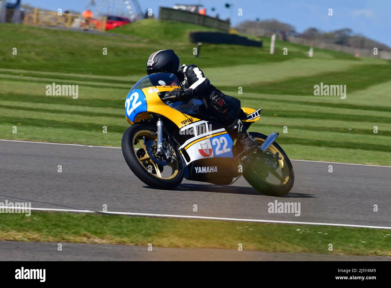 Tony Perkin, Yamaha Maxton 350, Hailwood Trophy for two stroke 250cc ...