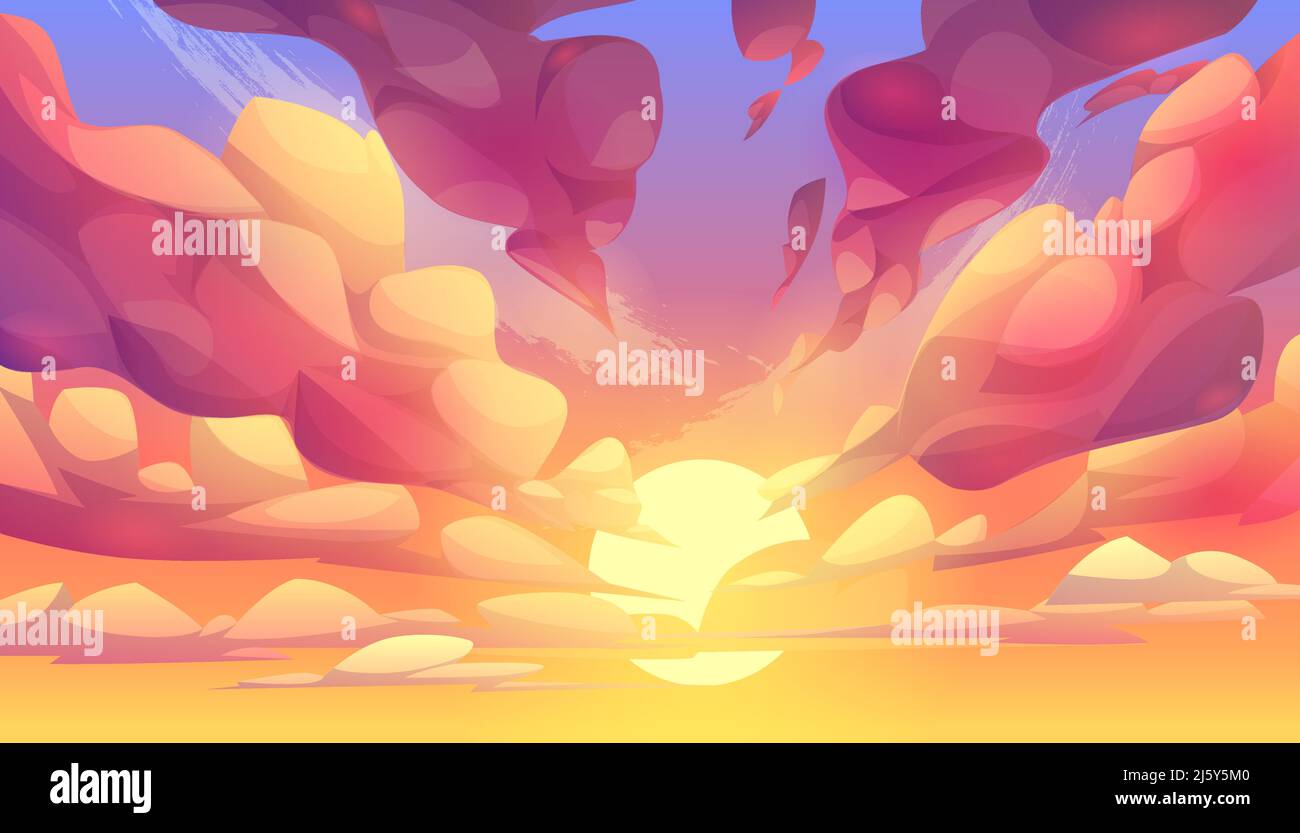 Red and yellow color in the morning Stock Vector Images - Alamy