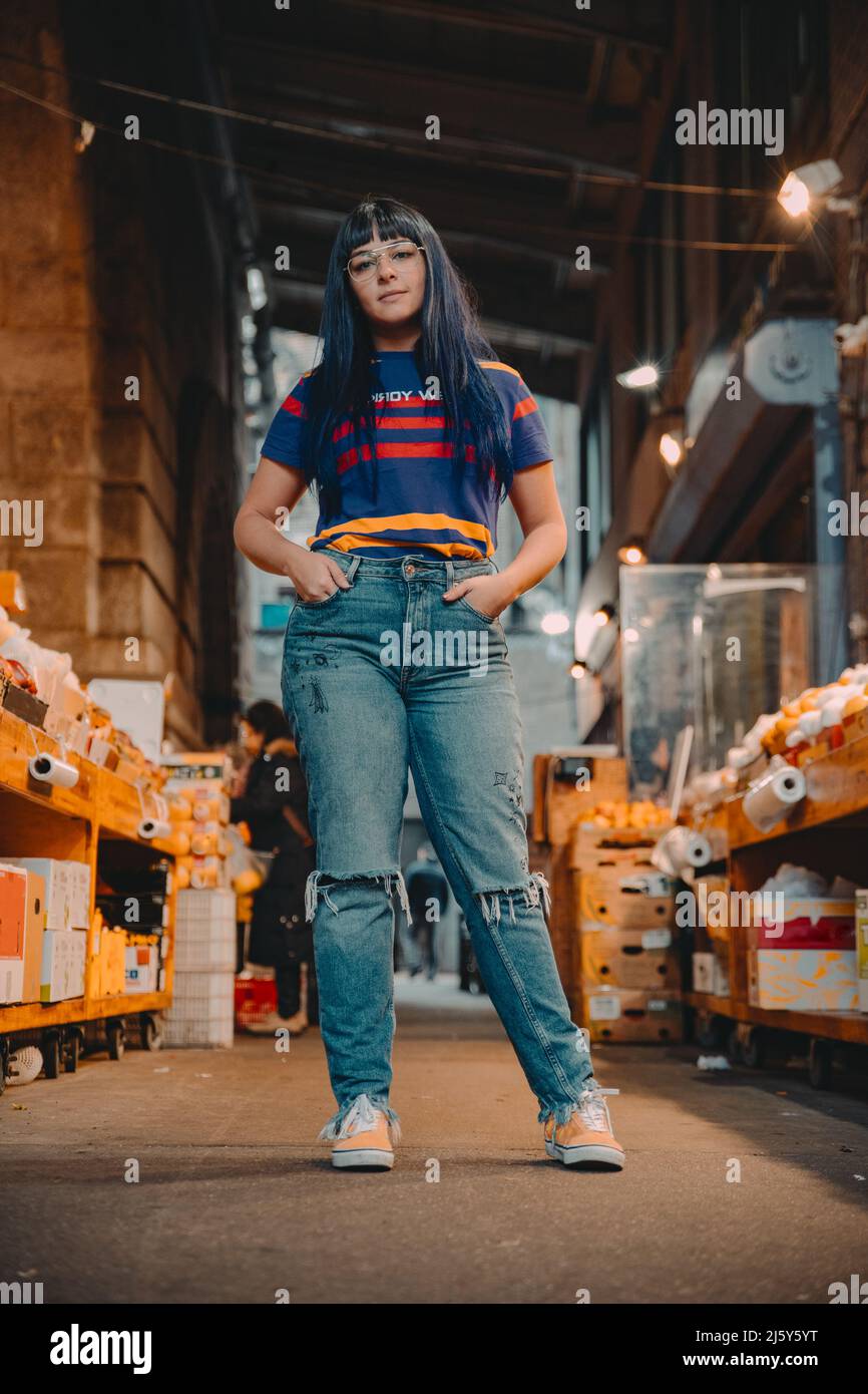 Cardboard boxes low angle hi-res stock photography and images - Alamy