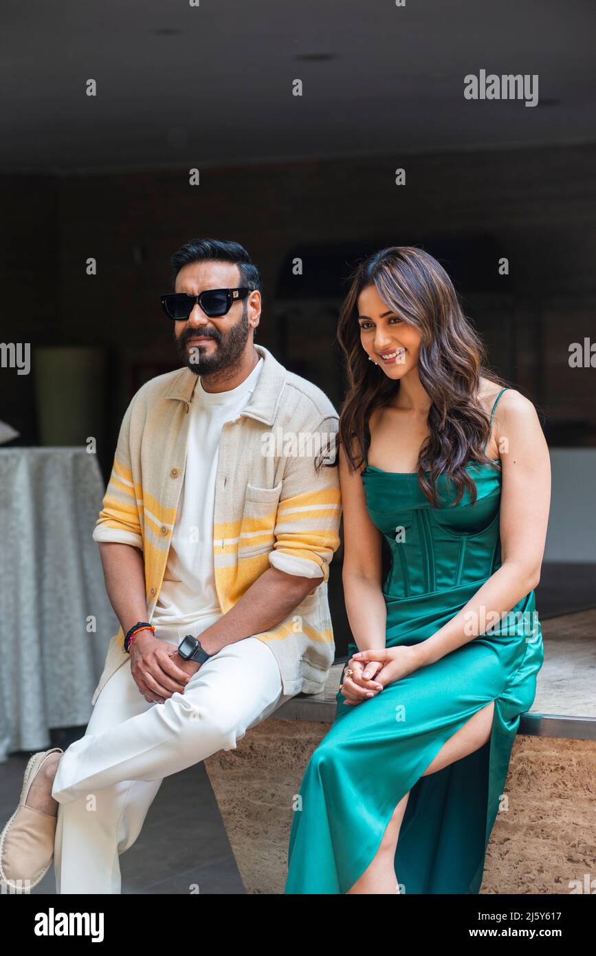 New Delhi, India. 26th Apr, 2022. Actor Ajay Devgn (Vishal Veeru Devgan ...