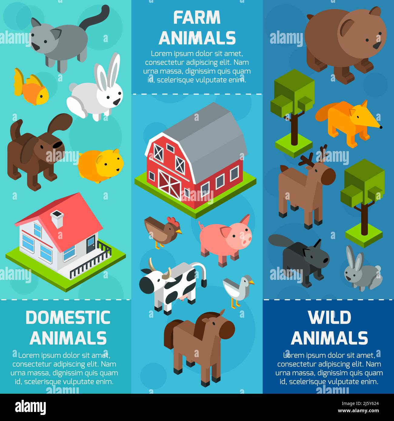 Vertical animal animals Stock Vector Images - Alamy