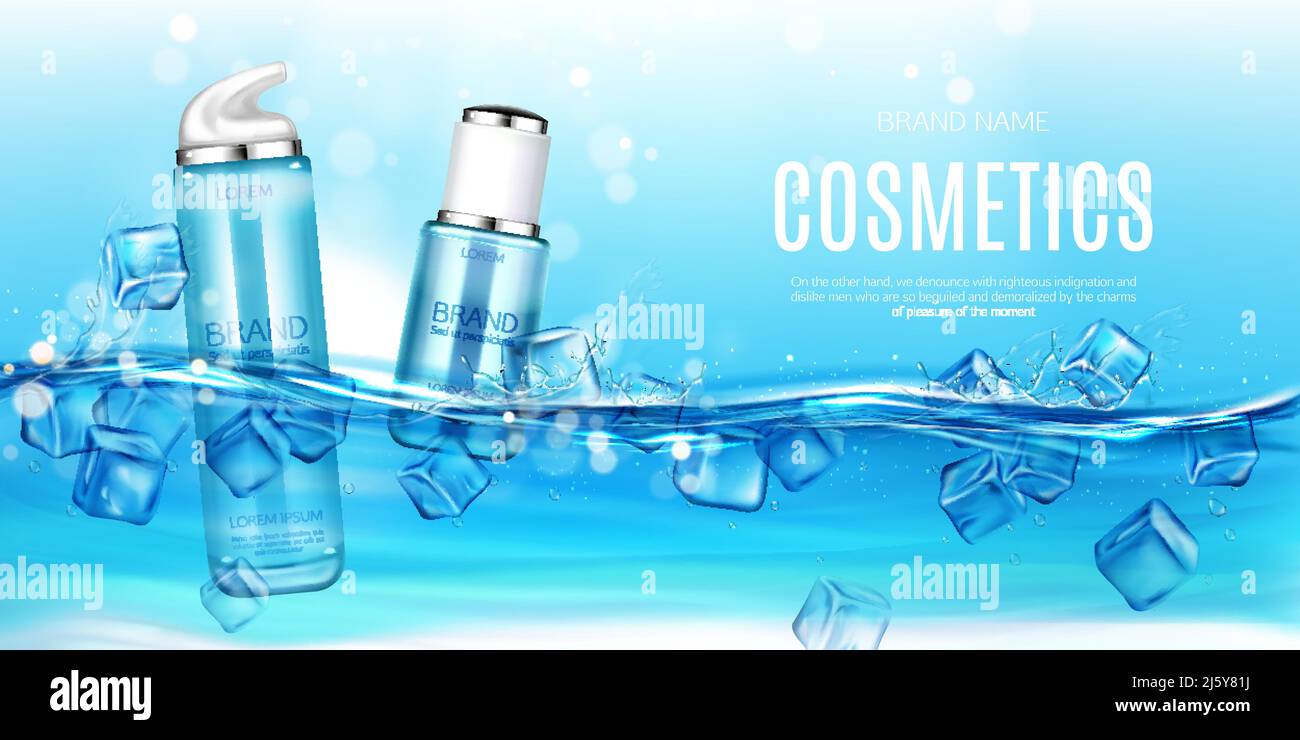 Floating ice cubes Stock Vector Images - Alamy