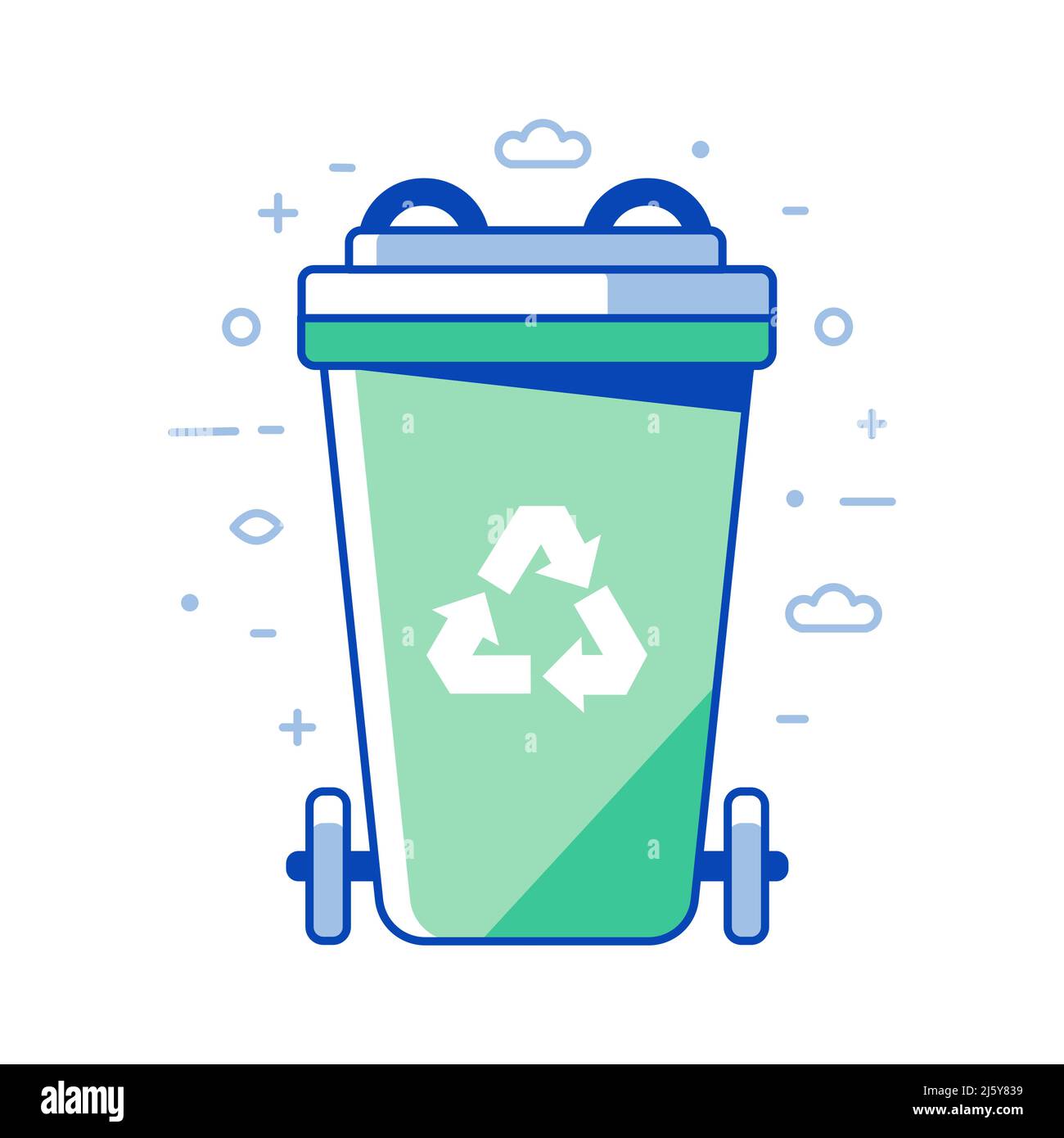 Recycling garbage Stock Vector Images - Alamy