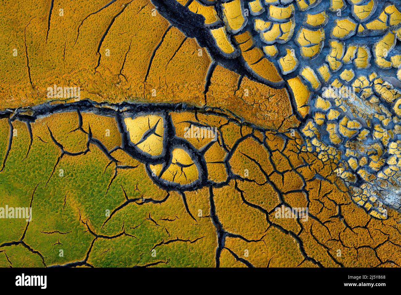 Full frame abstract background of textured earth with dried ground and ...