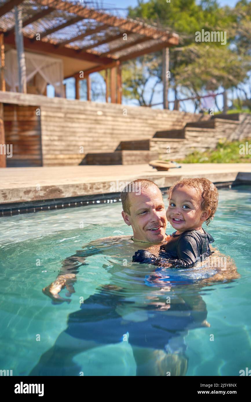 Pool father hi-res stock photography and images - Alamy