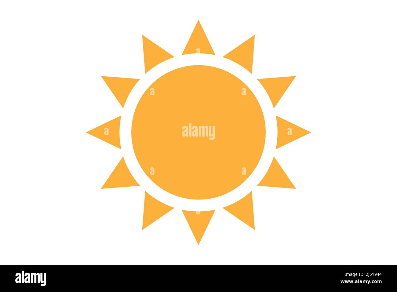 Sun icon symbol simple design Stock Vector Image & Art - Alamy
