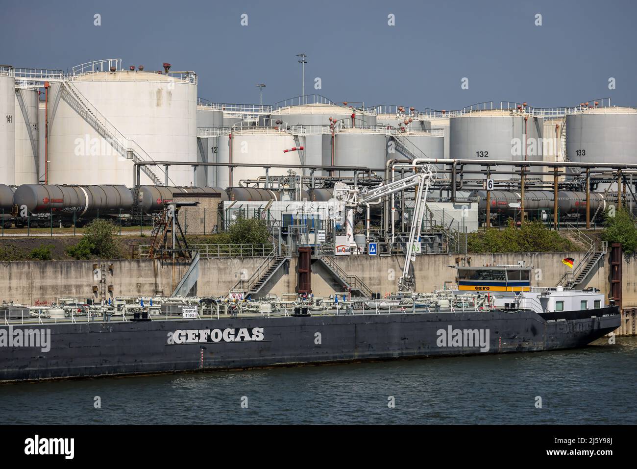 Duisburg, North Rhine-Westphalia, Germany - Duisburg Port, Duisburg ...