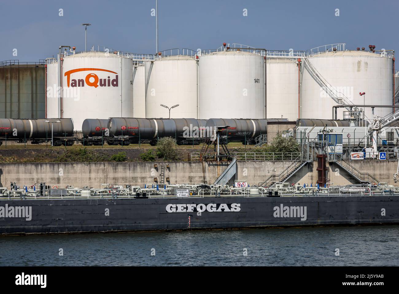 Duisburg, North Rhine-Westphalia, Germany - Duisburg Port, Duisburg ...