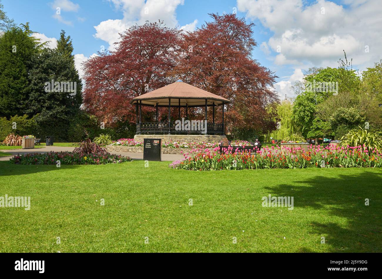 Bandstand in a park in Loughborough, Leicestershire, UK Stock Photo - Alamy
