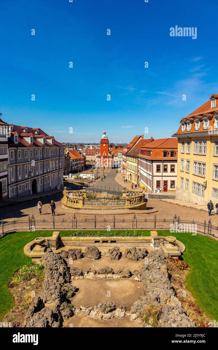 Cosy day in the park landscape in Gotha - Thuringia - Germany Stock ...