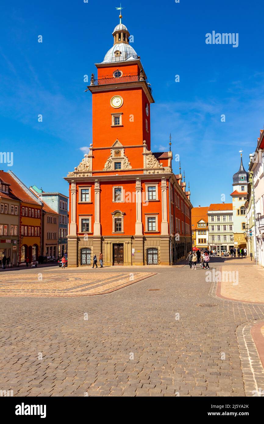 Cosy day in the park landscape in Gotha - Thuringia - Germany Stock ...