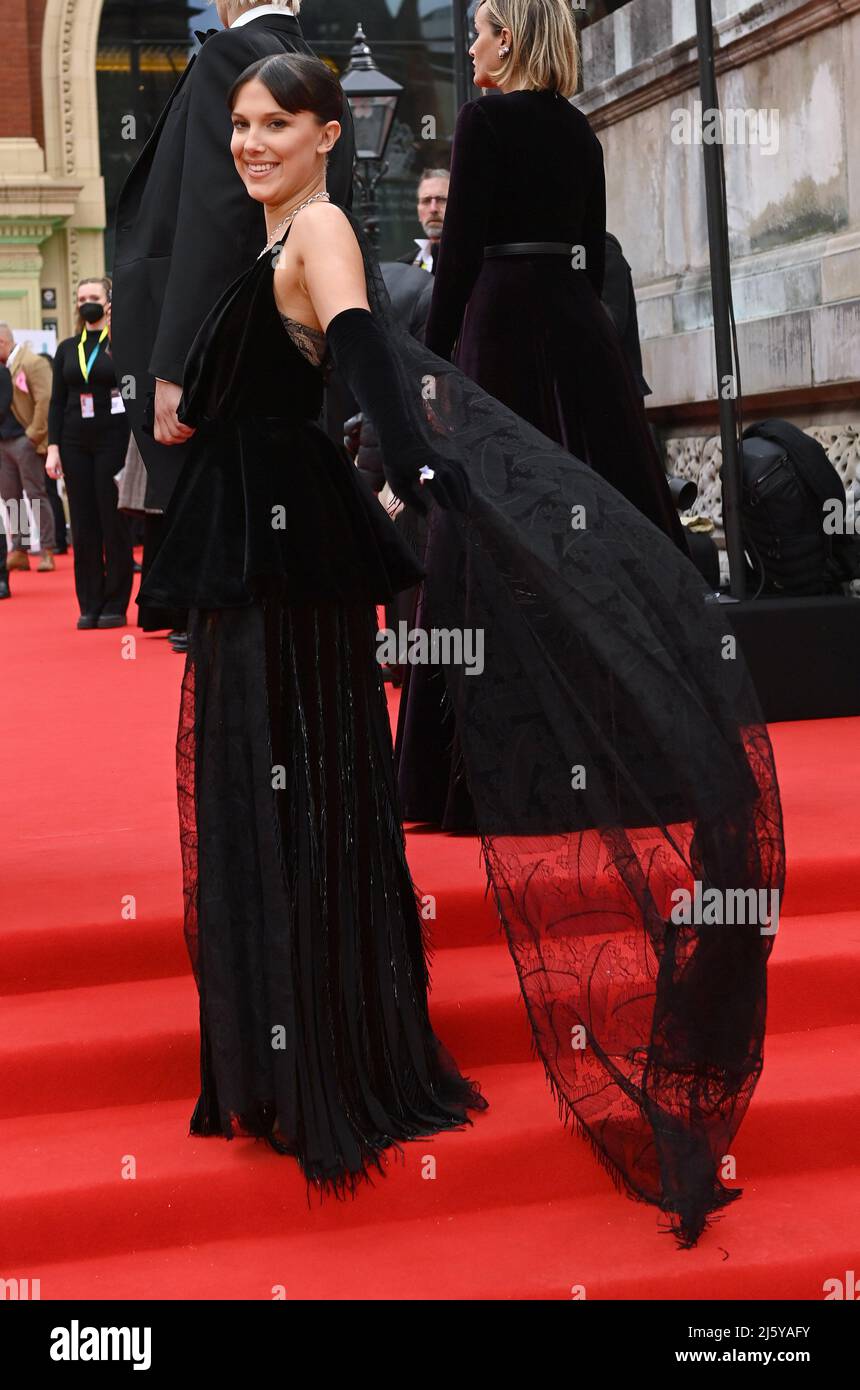 Photo Must Be Credited ©Alpha Press 079965 13/03/2022 Millie Bobby ...