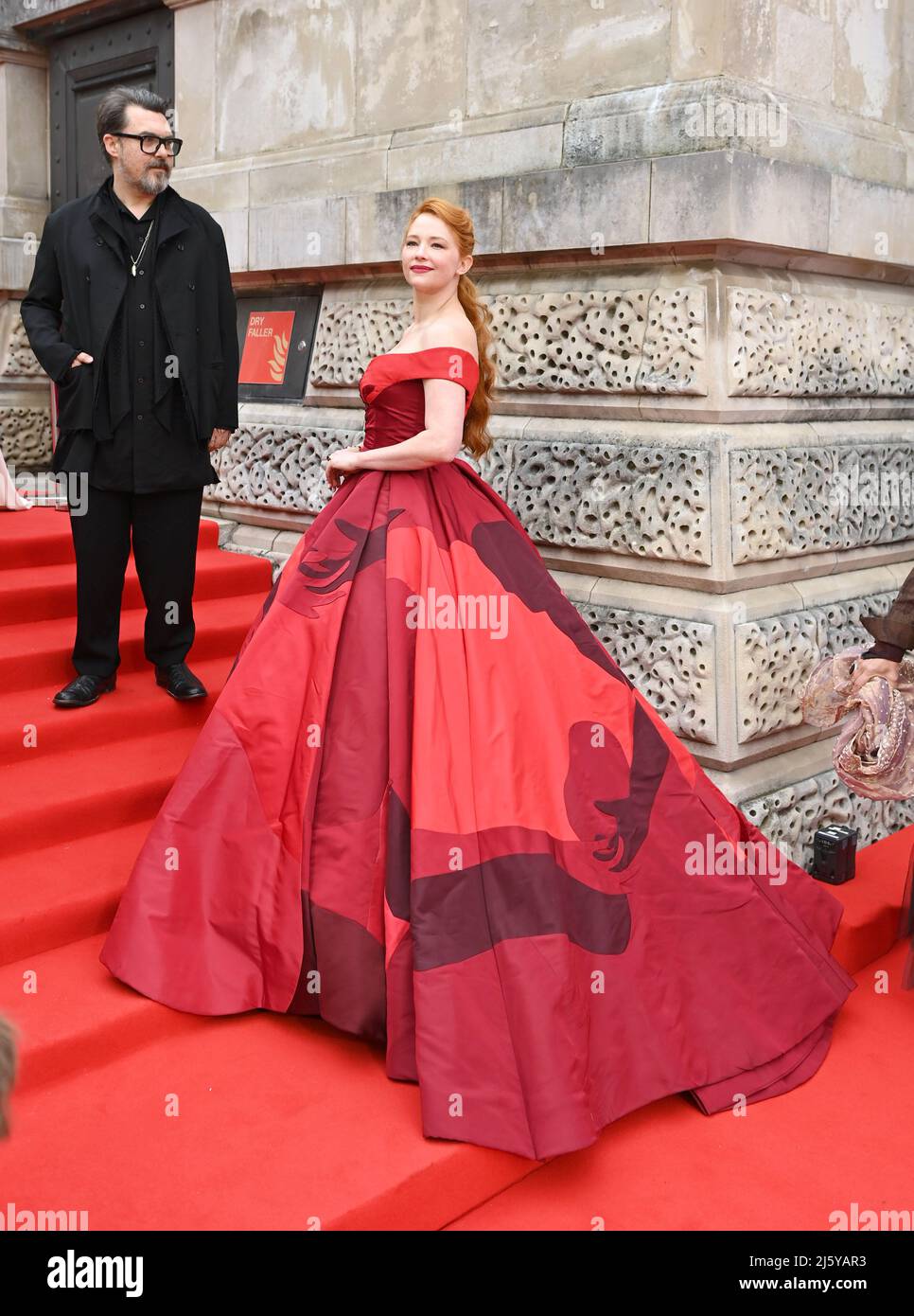 Photo Must Be Credited ©Alpha Press 079965 13/03/2022 Joe Wright and Haley Bennett EE Bafta ...