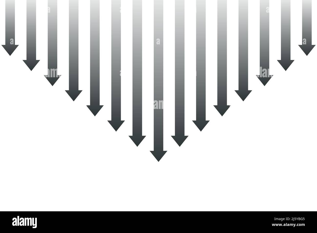 Decrease arrow Stock Vector Images - Alamy