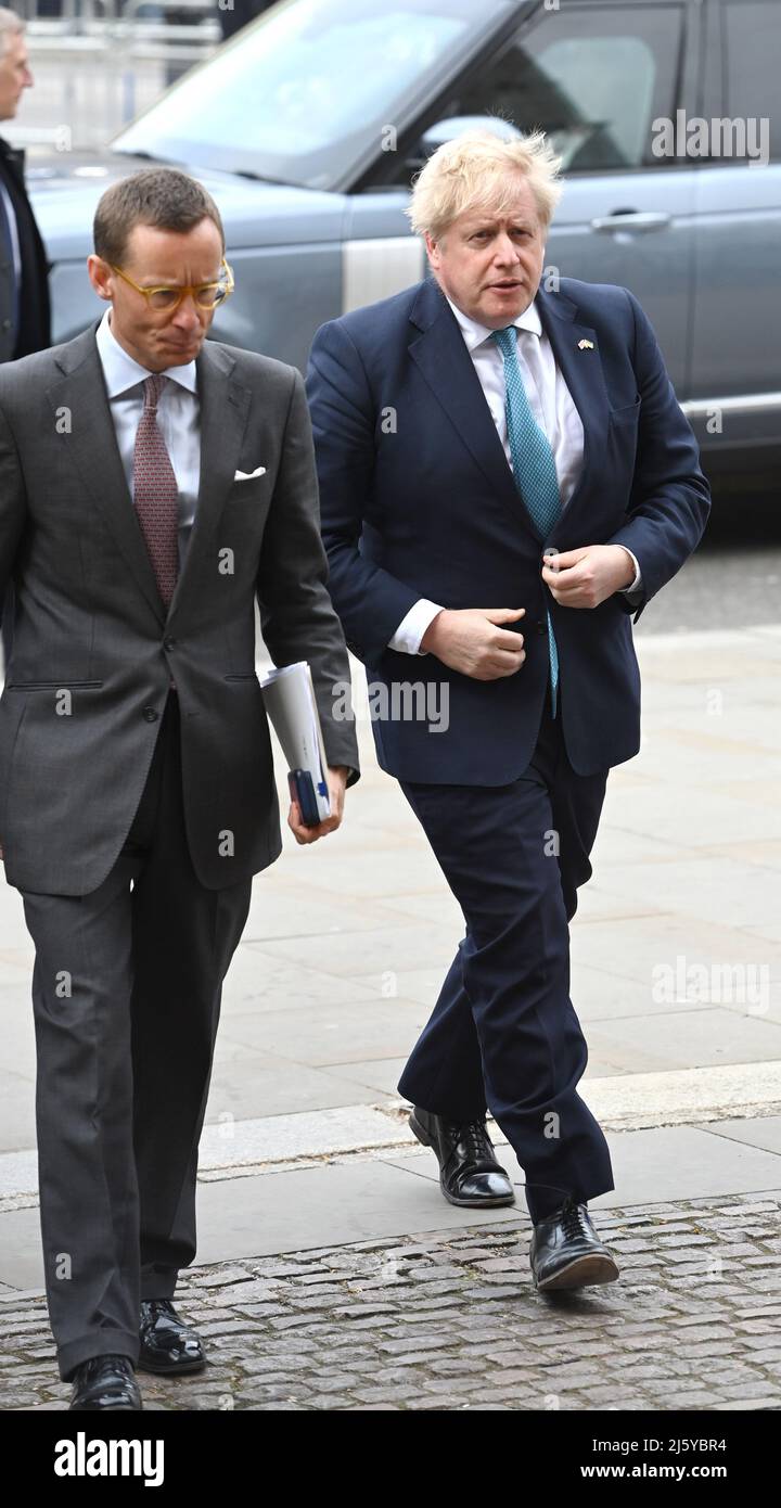 Photo Must Be Credited ©Alpha Press 079965 29/03/2022 Boris Johnson at ...