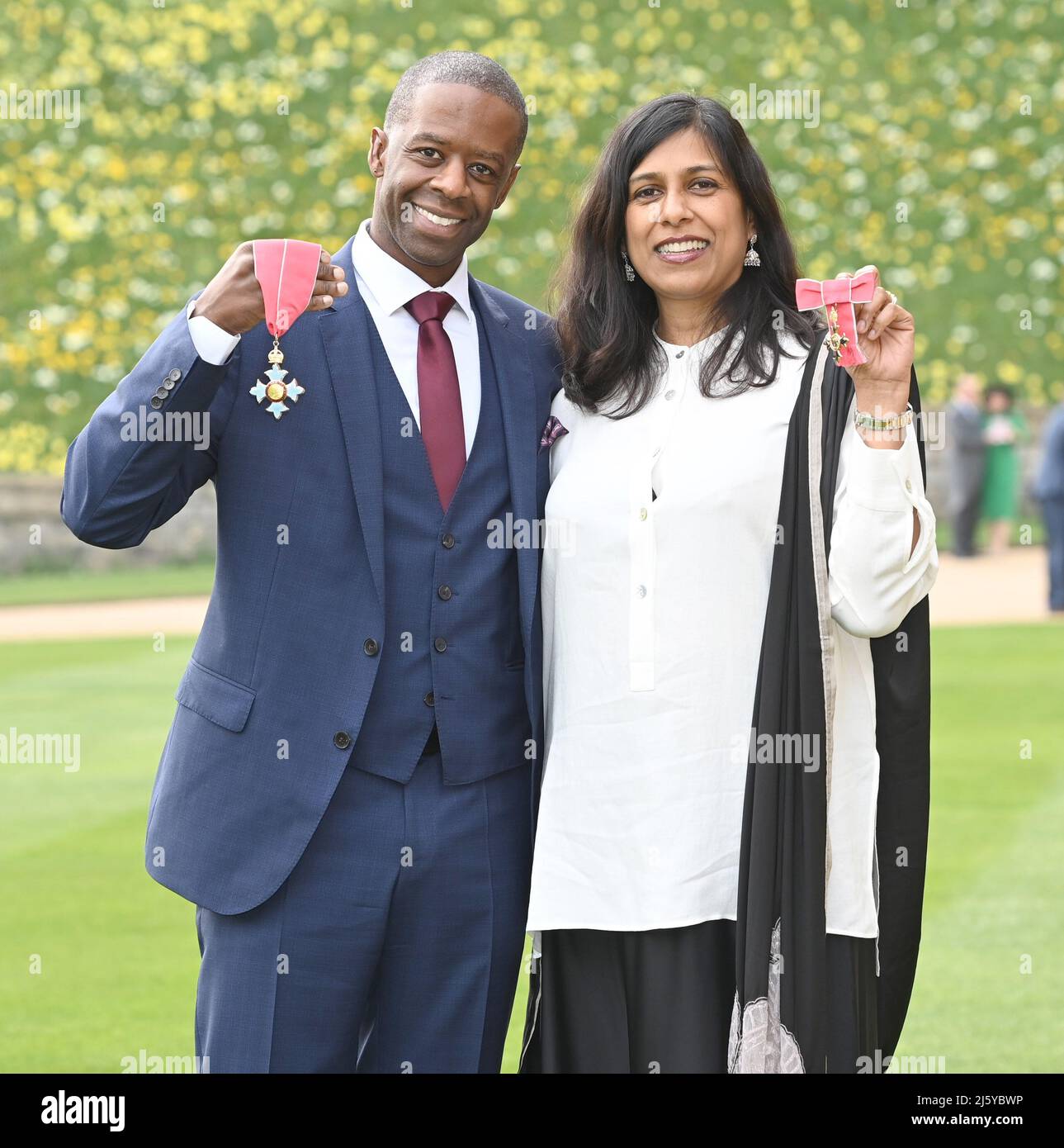 Adrian Lester And Wife
