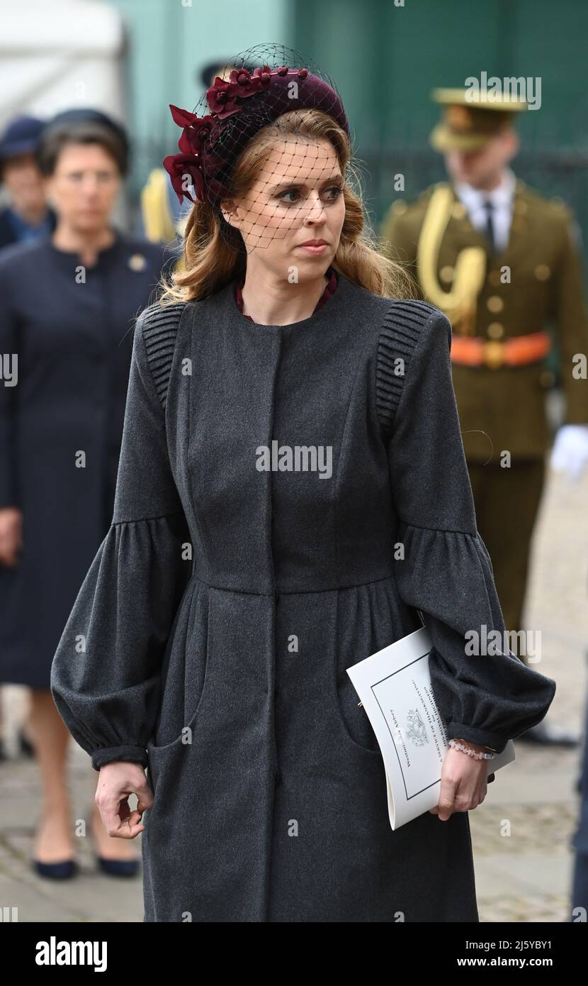 Photo Must Be Credited ©Alpha Press 079965 29/03/2022 Princess Beatrice ...