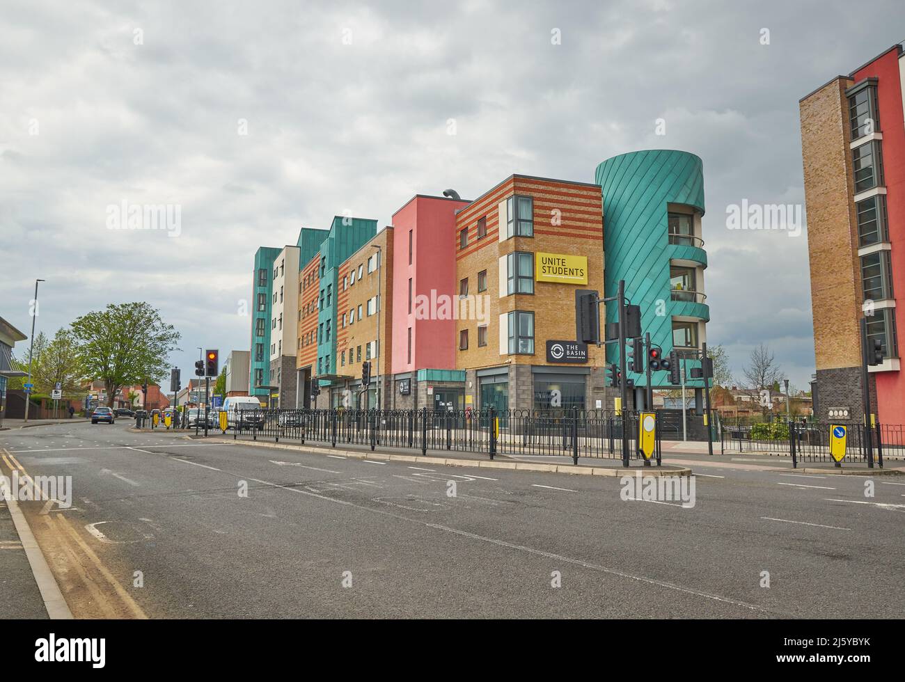Student accommodation block in Loughborough, Leicestershire, UK Stock ...