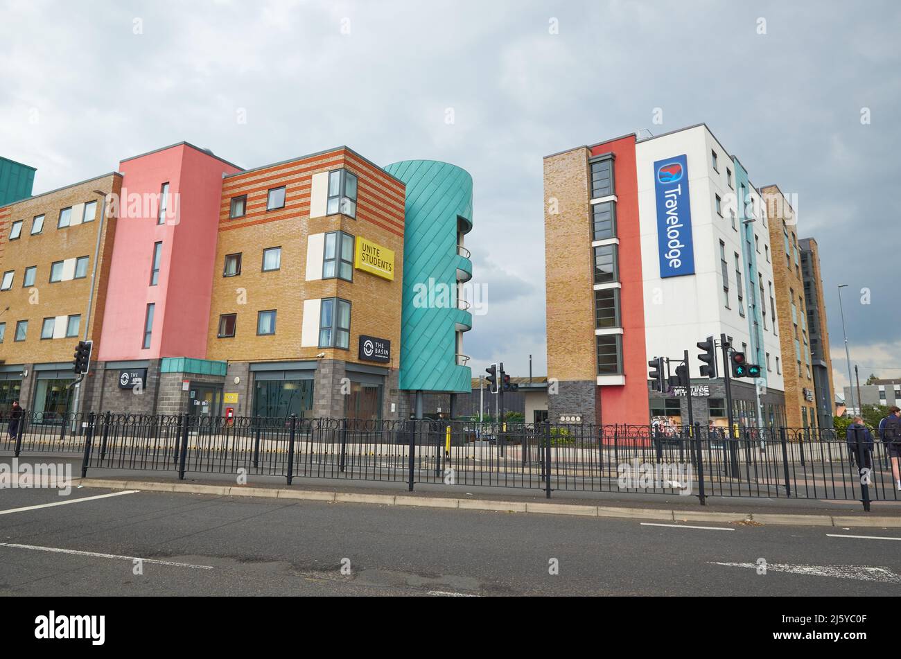 Student accommodation block in Loughborough, Leicestershire, UK Stock ...