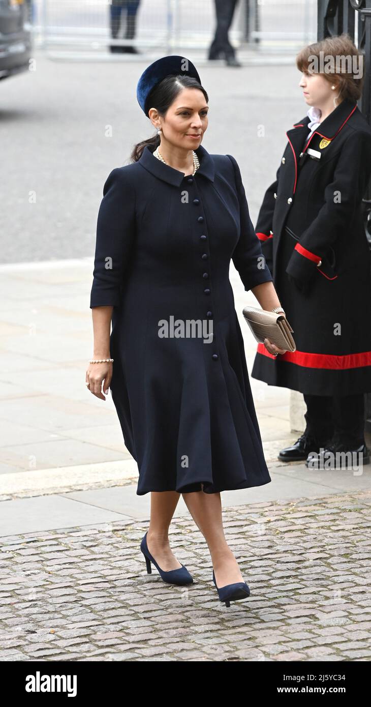Photo Must Be Credited ©Alpha Press 079965 29/03/2022 Priti Patel at ...