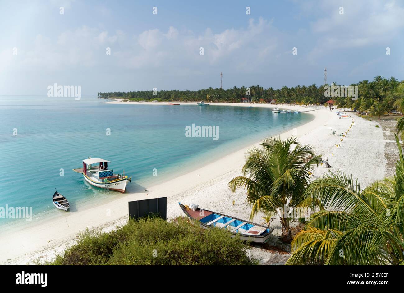 Bangaram island, Lakshadweep, India. Natural beauty of the island with ...