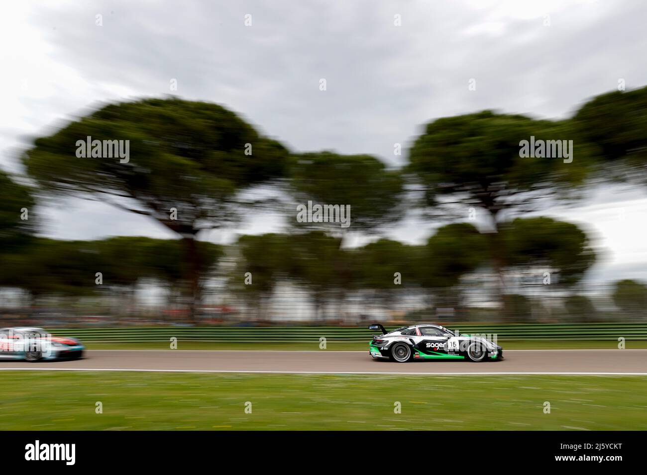 Imola, Italy. 23rd Apr, 2022. #15 Philipp Sager (A, Dinamic Motorsport ...