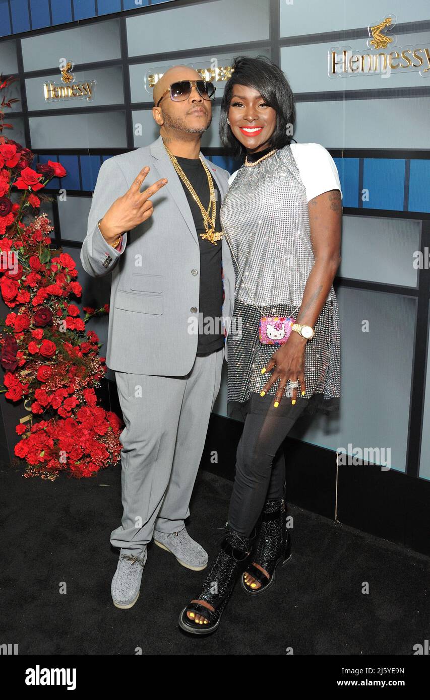 New York, USA. 25th Apr, 2022. L-R: Styles P and Adjua Styles attend ...