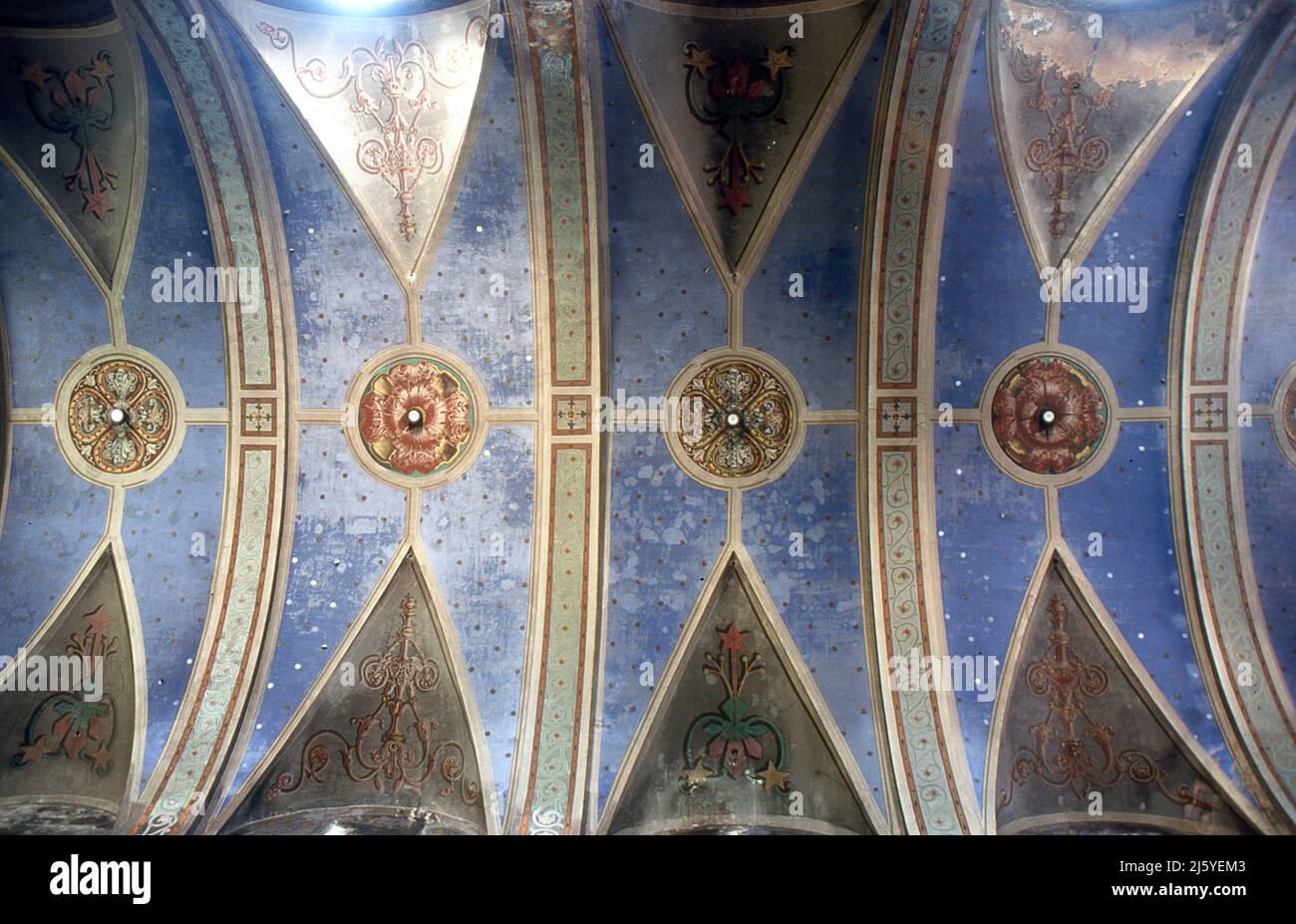 Blue cathedral painting hi-res stock photography and images - Alamy