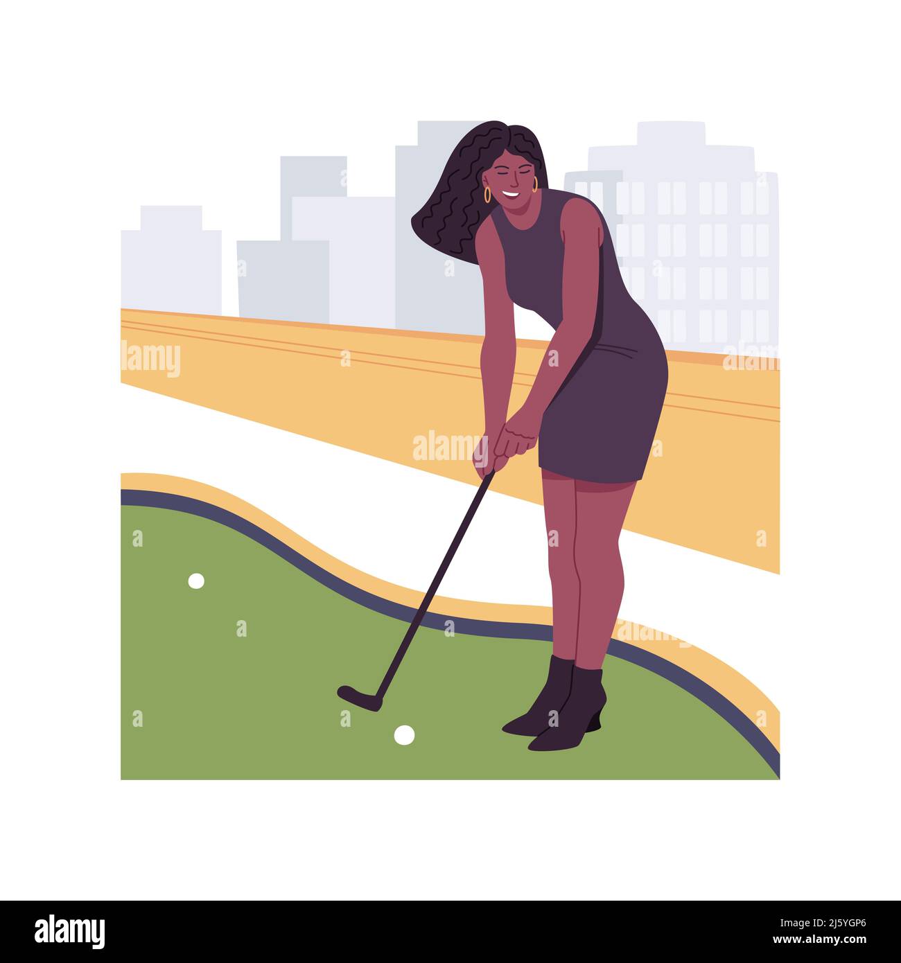 Outdoor recreation area isolated cartoon vector illustrations Stock ...