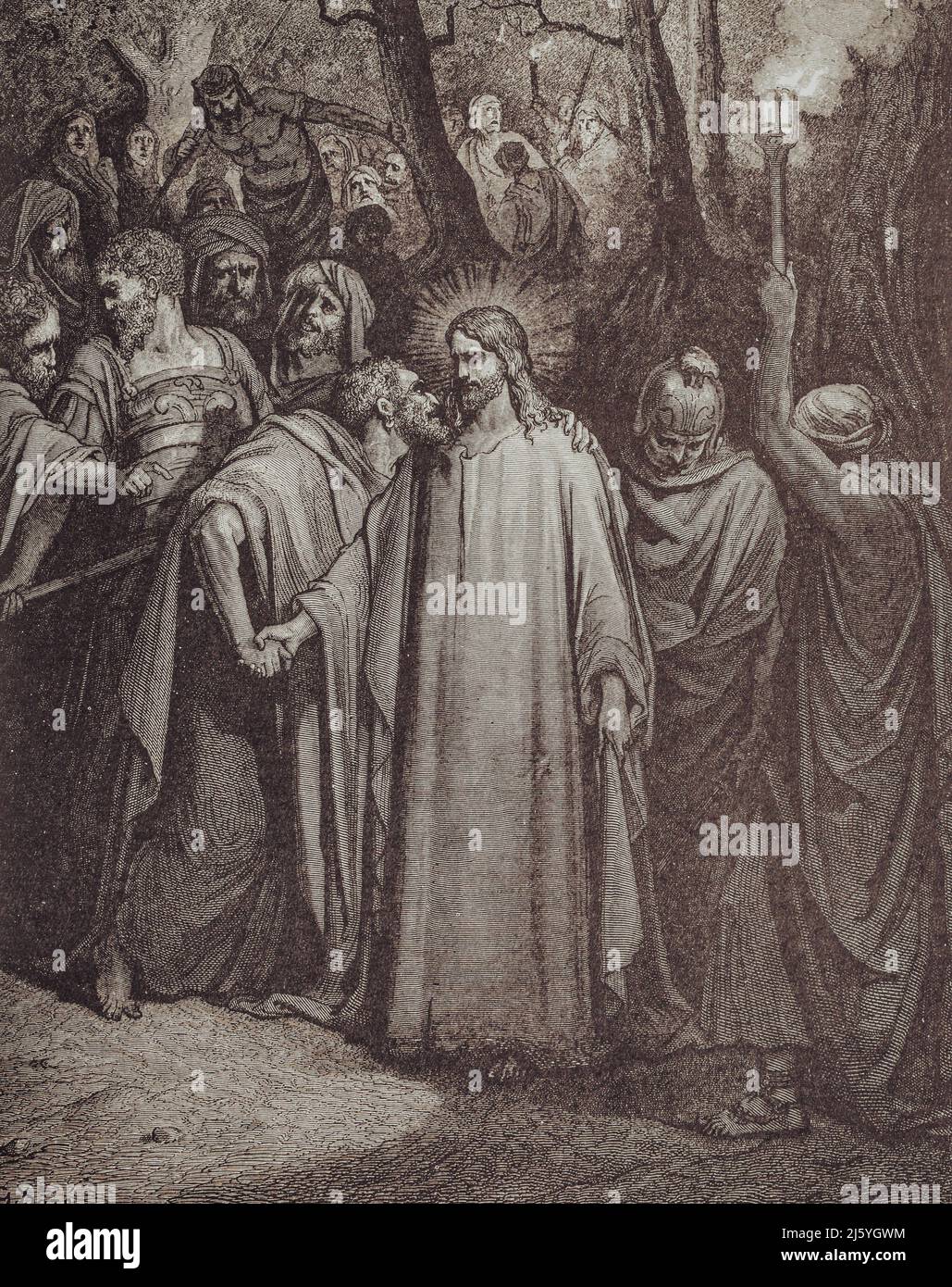 Graphic art from Gustave Dore published in The Holy Bible Stock Photo ...