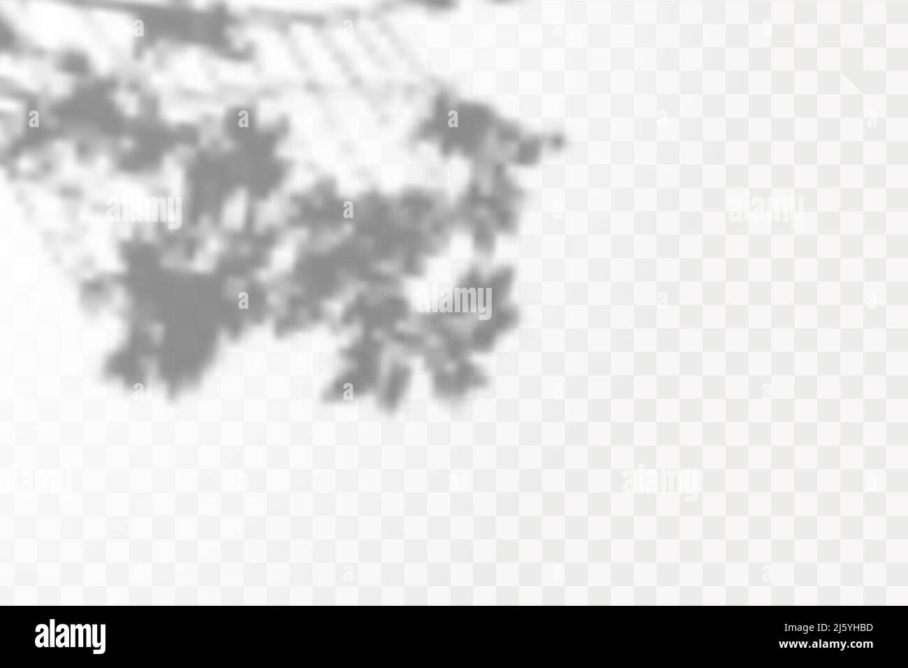 The effect of overlaying shadows. Natural light layout.Realistic shadow ...