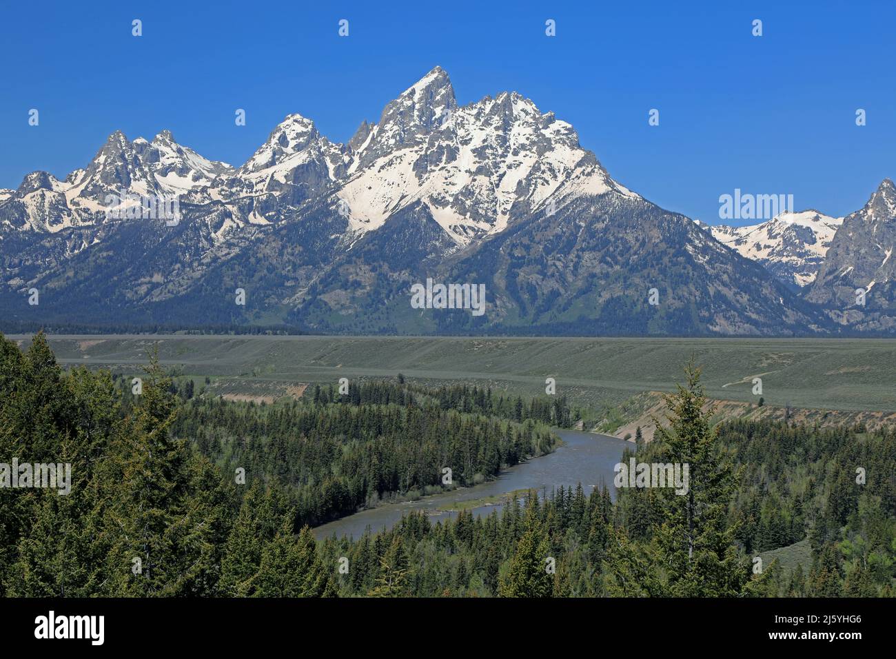 Ansel adams tetons snake river hi-res stock photography and images - Alamy