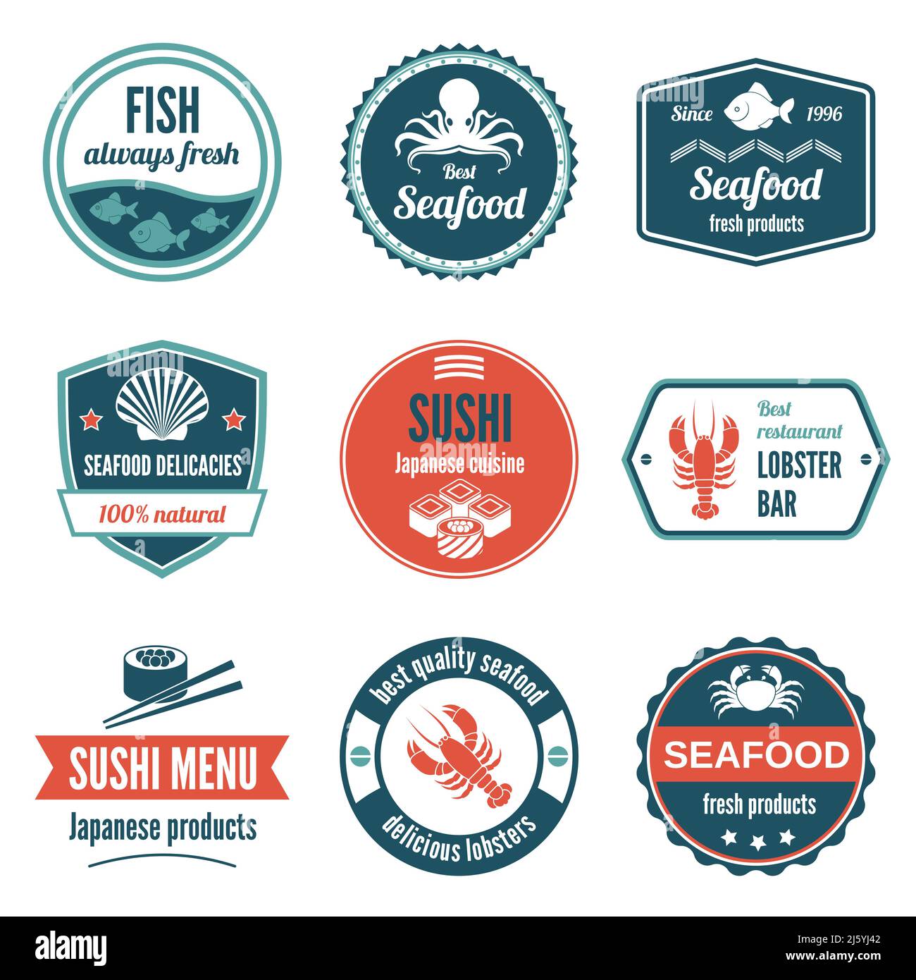 Seafood always fresh fish products delicacies sushi japanese cuisine ...