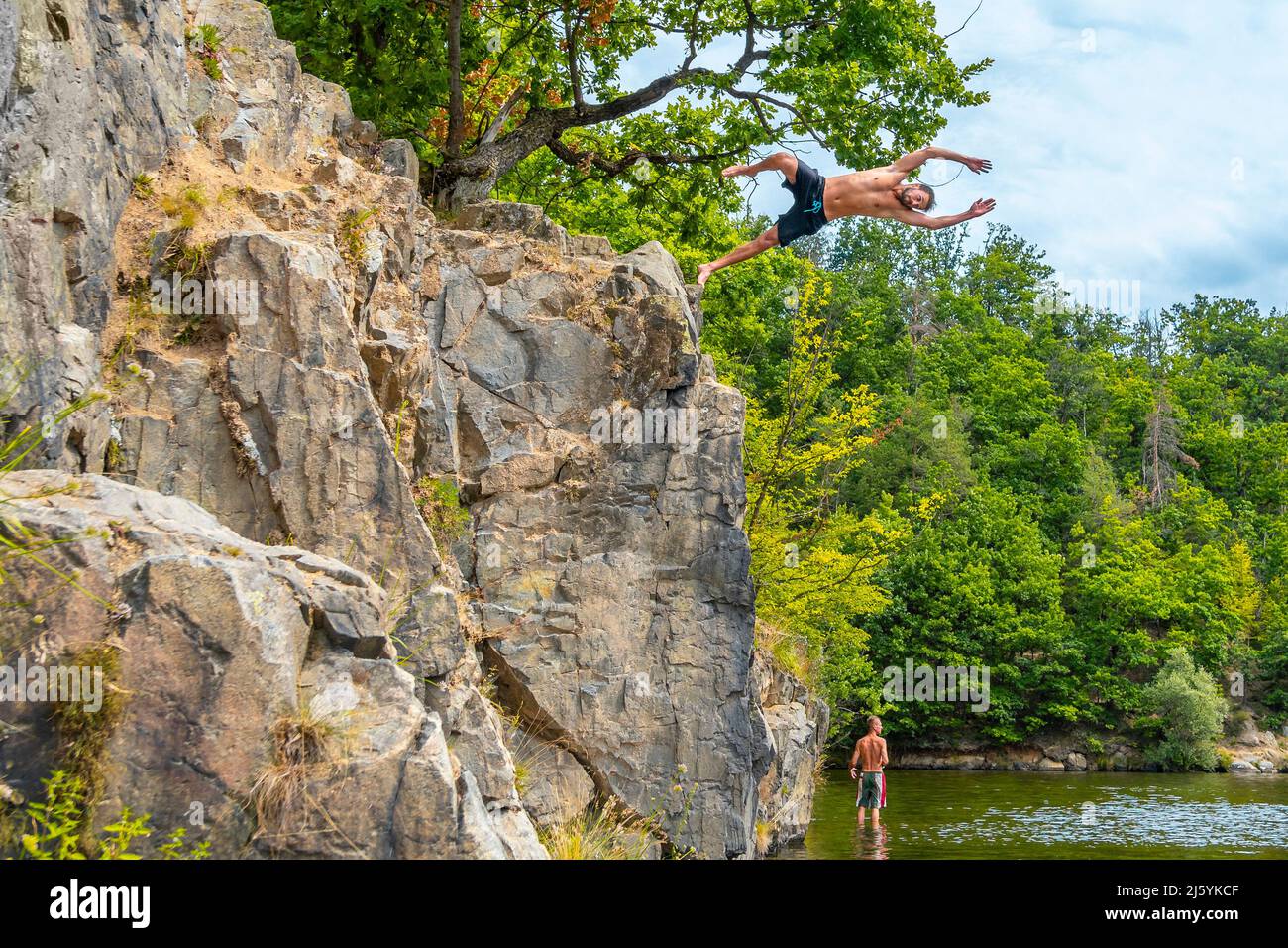 Dangerous jump hi-res stock photography and images - Alamy