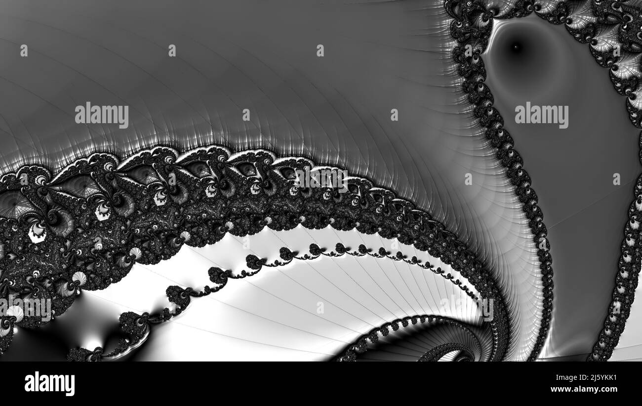 Abstract Computer generated Fractal design. A fractal is a never-ending ...