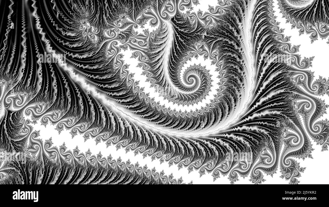 Abstract Computer generated Fractal design. A fractal is a never-ending ...