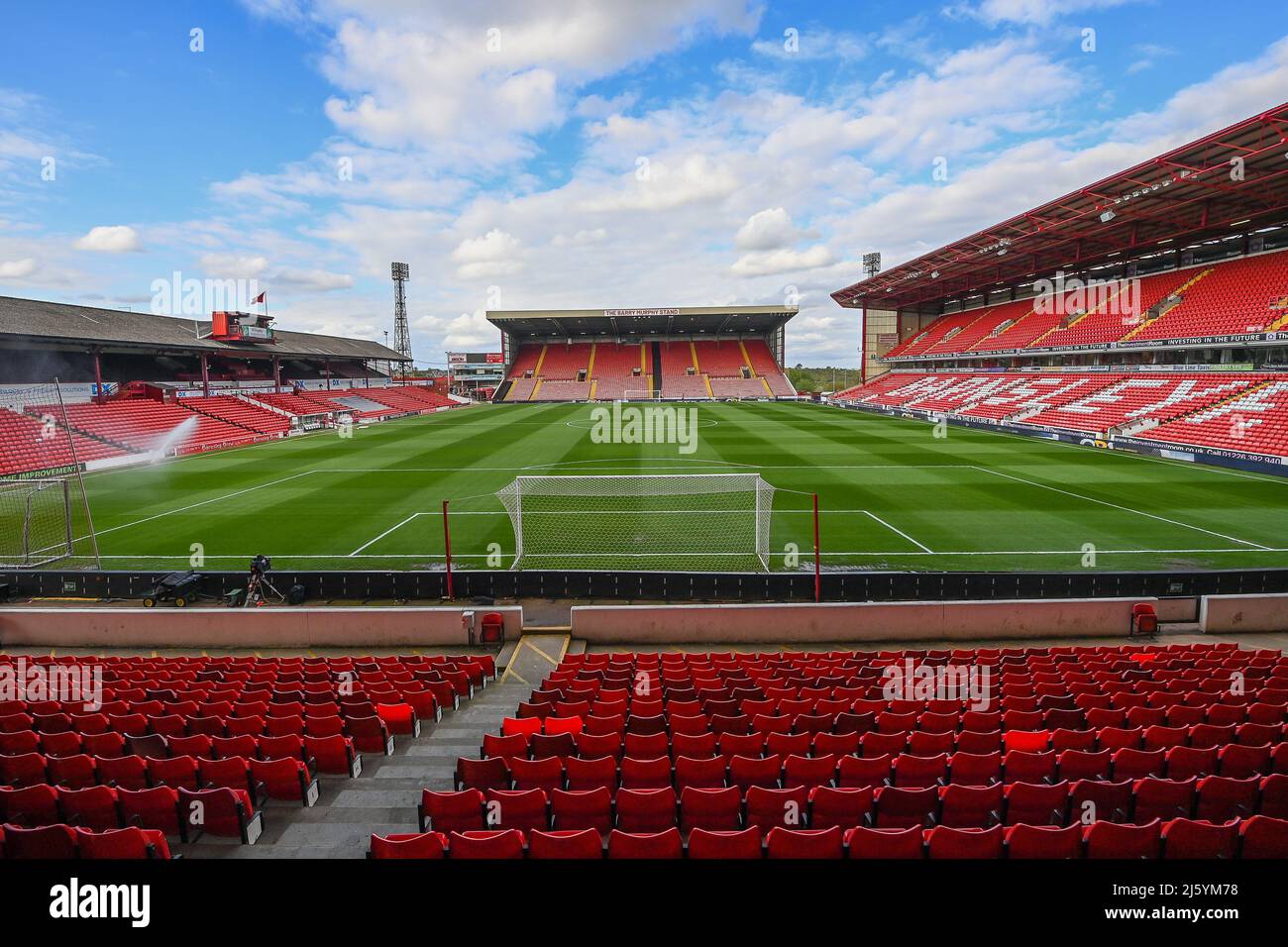 General view of Oakwell Stadium, Home of Barnsley Stock Photo - Alamy