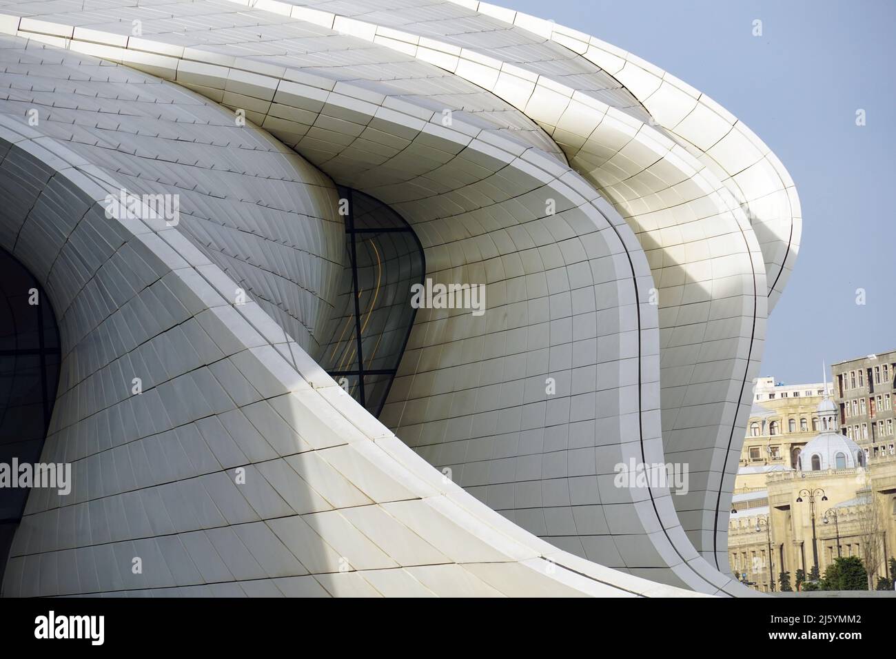 Heydar Aliyev Center, (designed by Iraqi-British architect Zaha Hadid ...