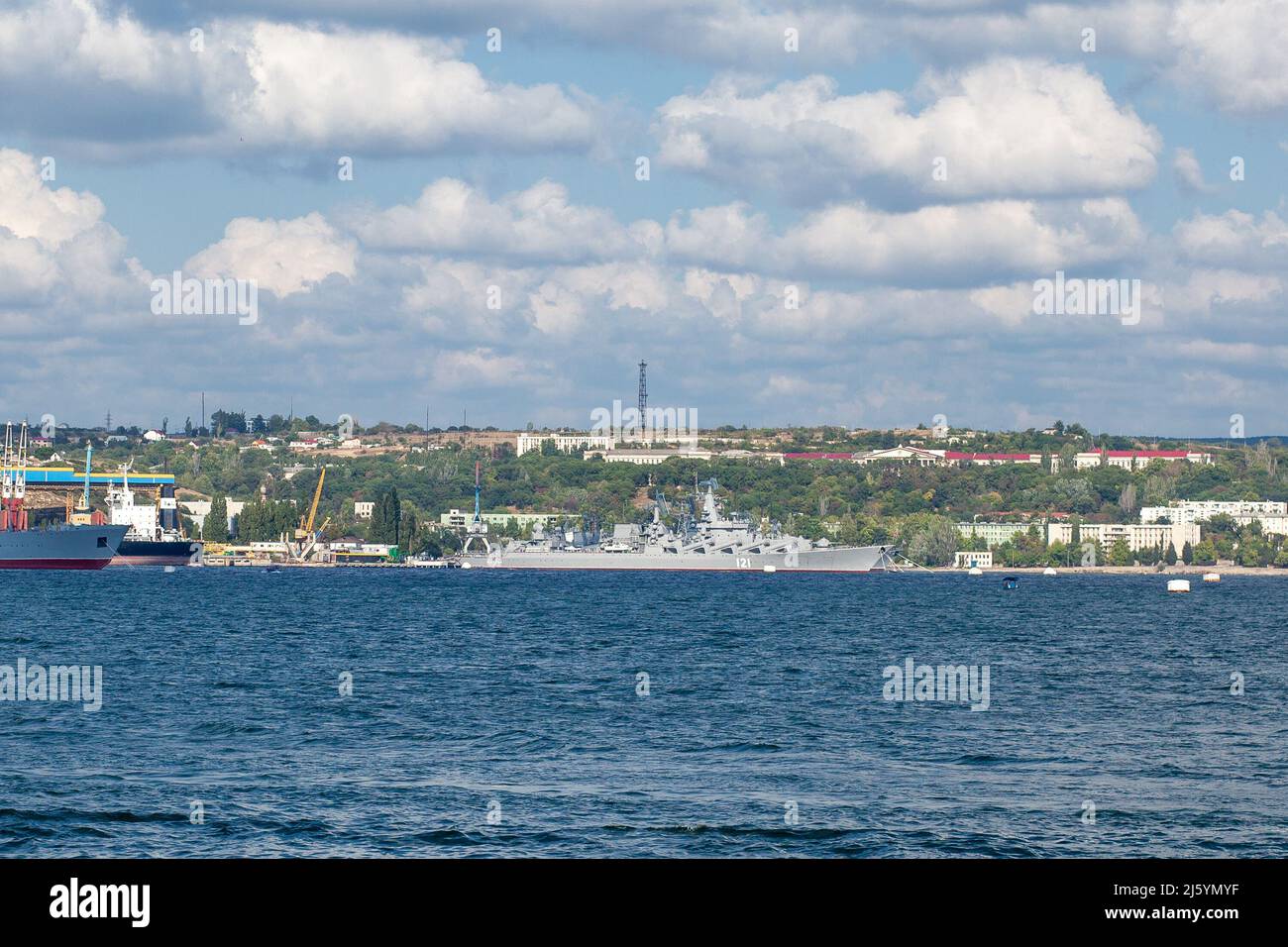 Sevastopol, Crimea / Ukraine, August 13, 2012. Russian Black Sea Navy ...