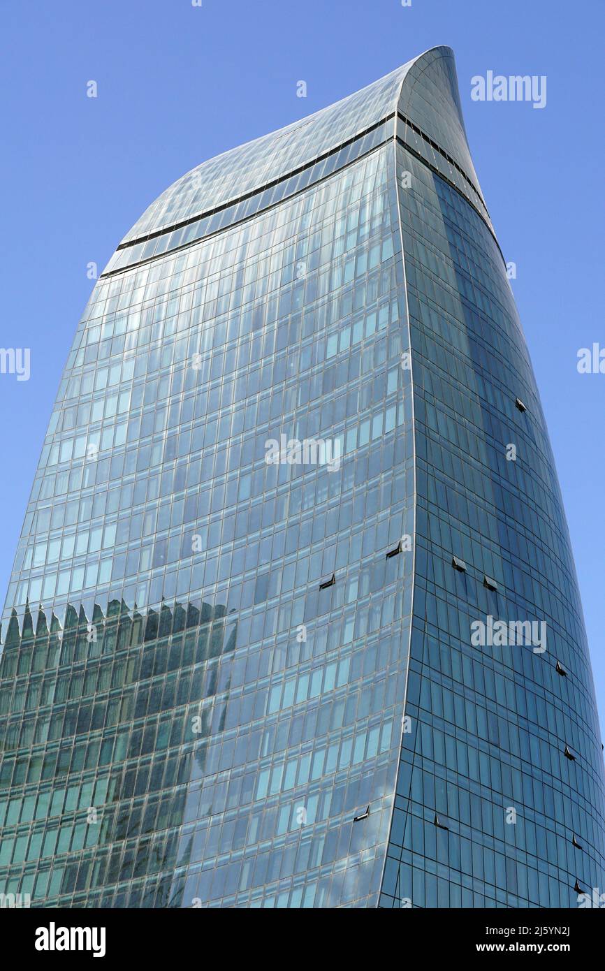 Flame Towers, Alov qüllələri, Baku, Bakı, Absheron Peninsula ...