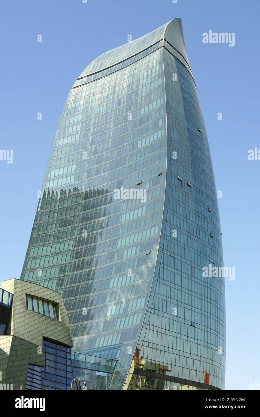 Flame Towers, Alov qüllələri, Baku, Bakı, Absheron Peninsula ...