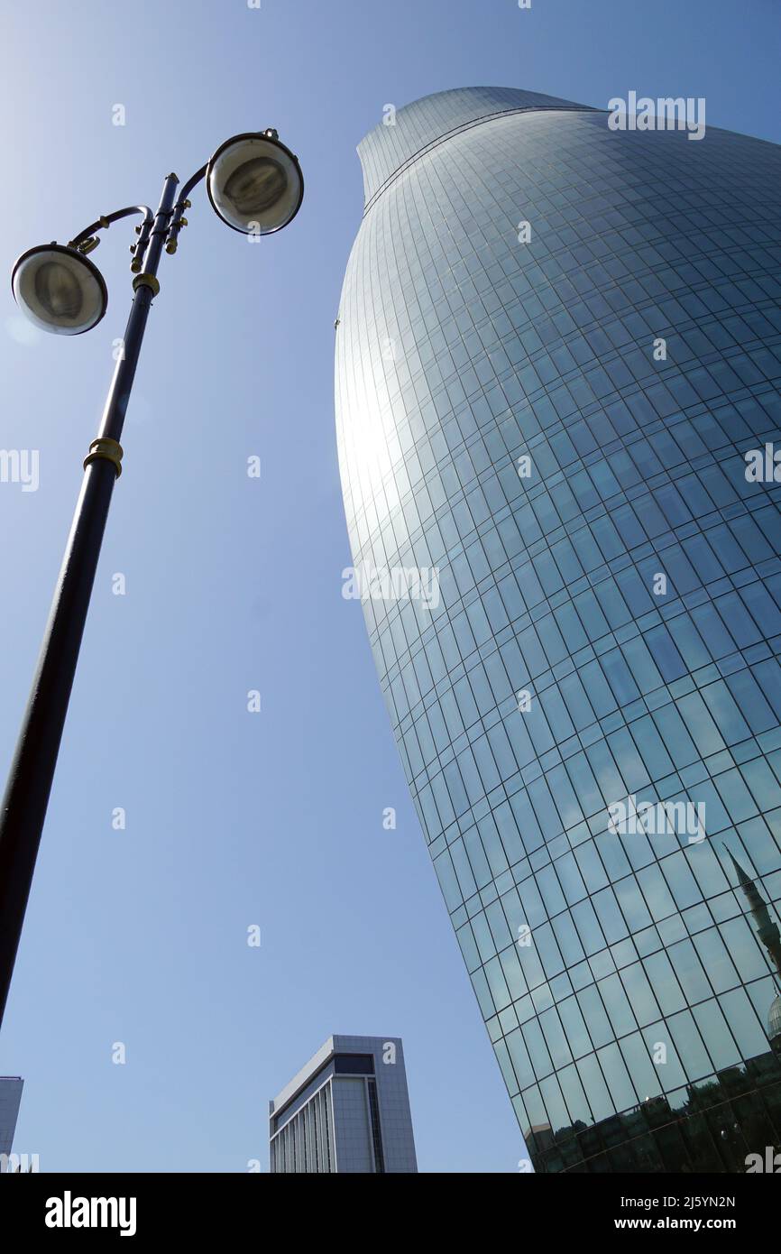 Flame Towers, Alov qüllələri, Baku, Bakı, Absheron Peninsula ...