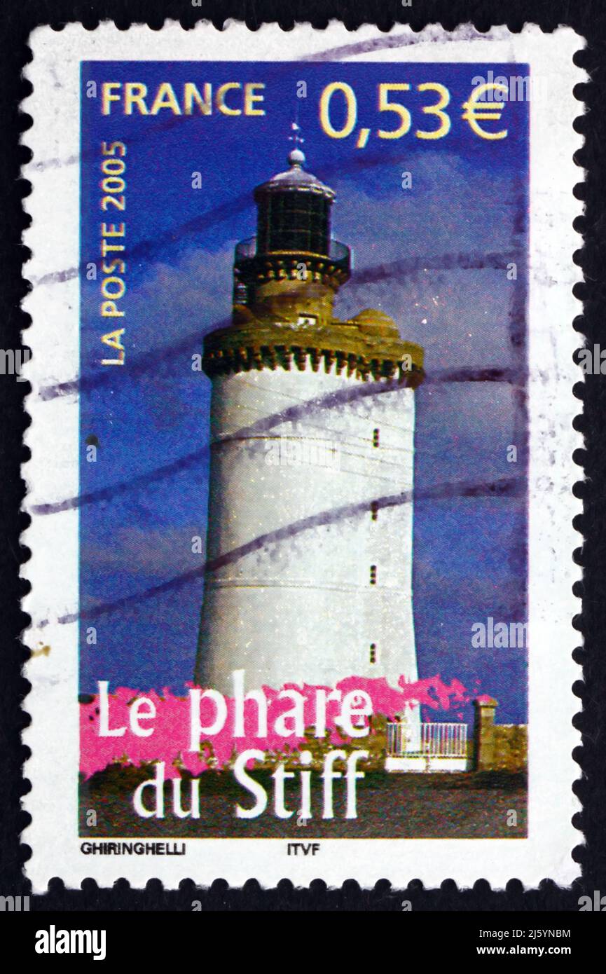 FRANCE - CIRCA 2005: a stamp printed in the France shows The Lighthouse ...
