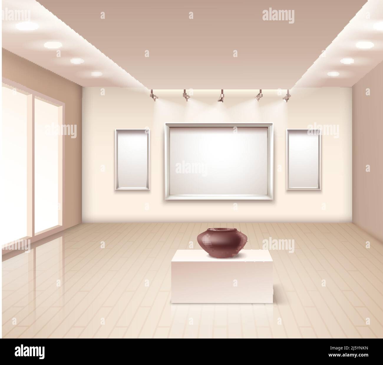 Ceramics gallery Stock Vector Images - Alamy