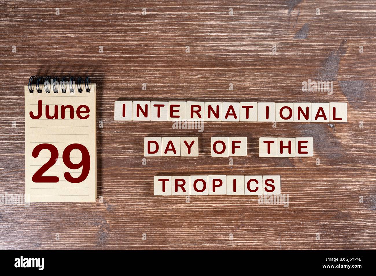 The celebration of the International Day of the Tropics the June 29 ...