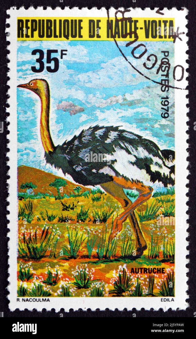 BURKINA FASO - CIRCA 1979: a stamp printed in Burkina Faso shows ...