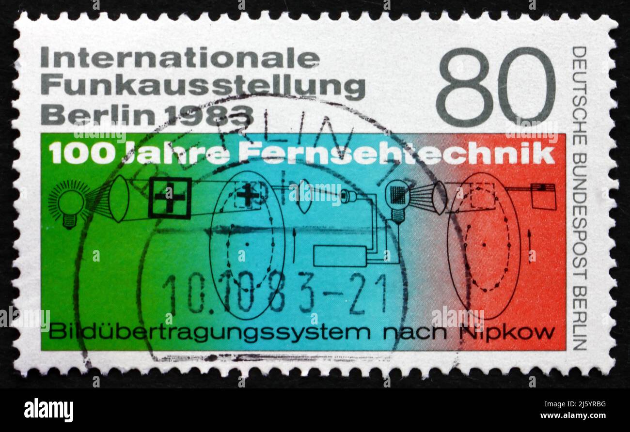 GERMANY - CIRCA 1983: a stamp printed in the Germany, Berlin shows ...